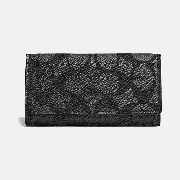 蔻驰/Coach 经典标志帆布4环钥匙包 63266 CHR-小迈步海淘品牌官网