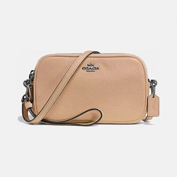 蔻驰/Coach 抛光粒面皮革Sadie手袋 65547_DKEQO-小迈步海淘品牌官网