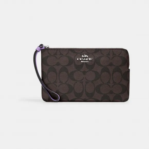 蔻驰/Coach 标志性帆布大角拉链腕带 6648-SVW1P-小迈步海淘品牌官网