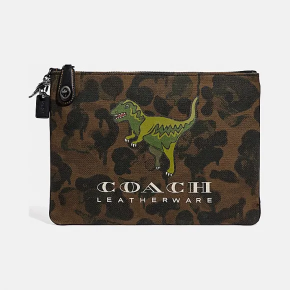 蔻驰/Coach REXY旋锁手拿包 68251 KHA-小迈步海淘品牌官网