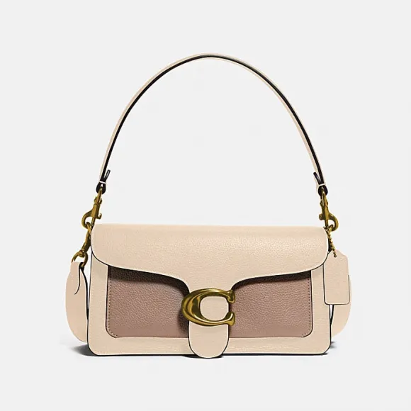 蔻驰/Coach 拼色TABBY 26号单肩包 76105-B4SB7-小迈步海淘品牌官网