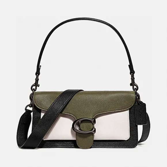 蔻驰/Coach 拼色TABBY 26号单肩包 76105_V5P37-小迈步海淘品牌官网