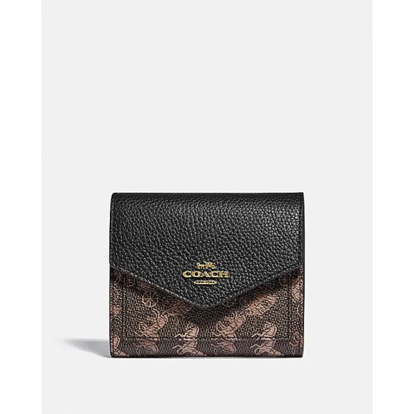 蔻驰/Coach 马车图案印花小号钱包 C0047-B4AWV-小迈步海淘品牌官网
