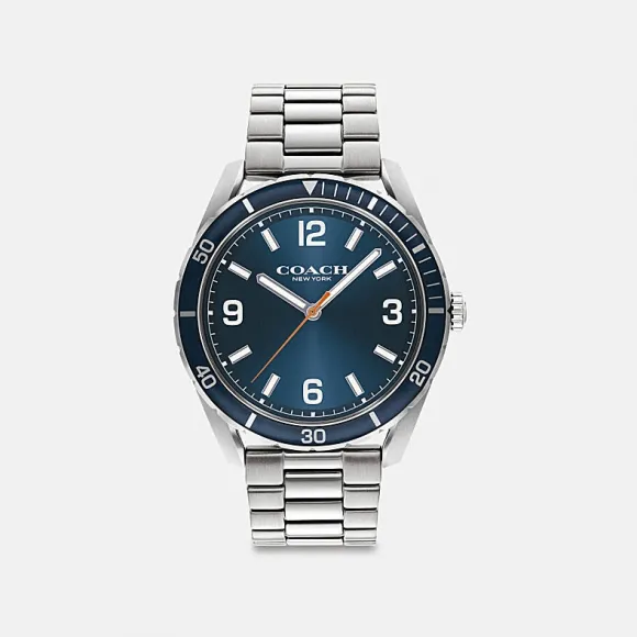 蔻驰/Coach PRESTON腕表 44MM C1544-SS-小迈步海淘品牌官网