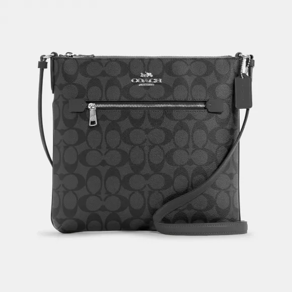 蔻驰/Coach Rowan 标志性帆布文件袋 C1554-SVTSQ-小迈步海淘品牌官网