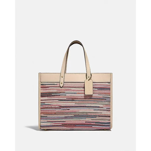 蔻驰/Coach 编织FIELD 30号托特包 C3859-B4RHR-小迈步海淘品牌官网