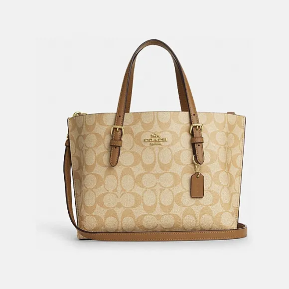 蔻驰/Coach 经典标志MOLLIE 25号托特包 C4250-IMNLJ-小迈步海淘品牌官网