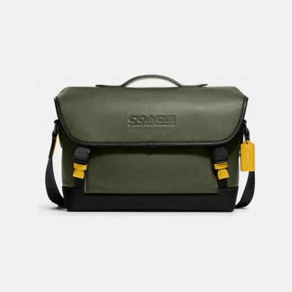 蔻驰/Coach 男士 JI/Army Green Multi 单肩包 C5344-JIPW1-小迈步海淘品牌官网