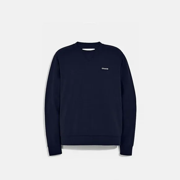 蔻驰/Coach 基本款水手领针织衫 C5760-NAV-小迈步海淘品牌官网