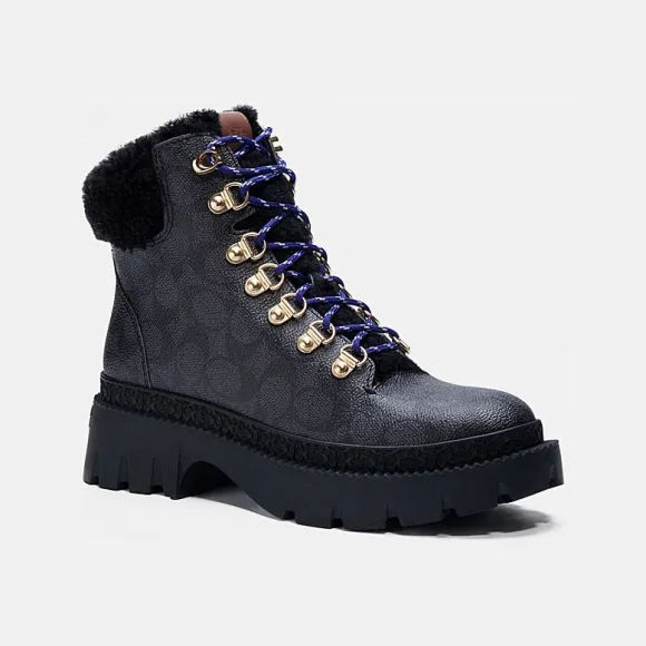 蔻驰/Coach 浅灰色 PVC JANEL靴子 C5879-CHR-小迈步海淘品牌官网