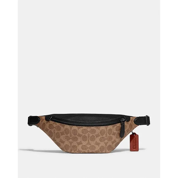 蔻驰/Coach 经典标志帆布CHARTER 7号腰包 C7700-TN2-小迈步海淘品牌官网