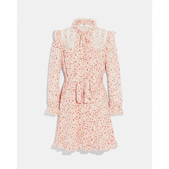 蔻驰/Coach 新年系列连衣裙 C7887-PIN-12-小迈步海淘品牌官网