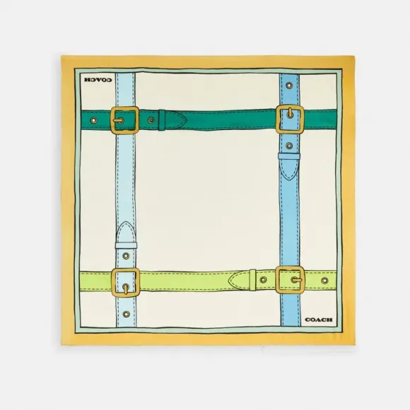 蔻驰/Coach 女士 Multi 方巾 C9068-L38-ONE-小迈步海淘品牌官网