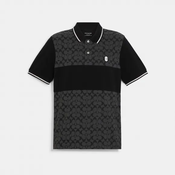蔻驰/Coach 有机棉标志性 Polo 衫 C9605-R8E-XS-小迈步海淘品牌官网