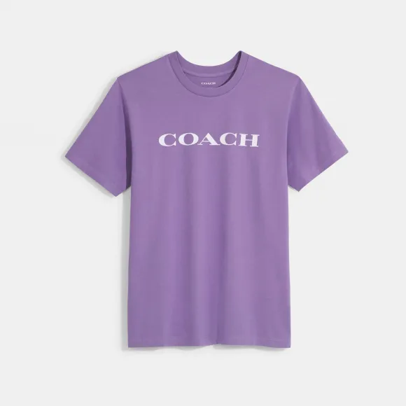蔻驰/Coach Essential 有机棉 T 恤 C9693-PUR-XXL-小迈步海淘品牌官网