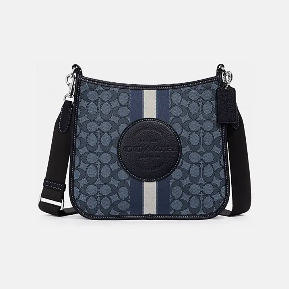 蔻驰/Coach 经典标志条纹和COACH贴饰DEMPSEY文件包 CA195-SVVGD-小迈步海淘品牌官网