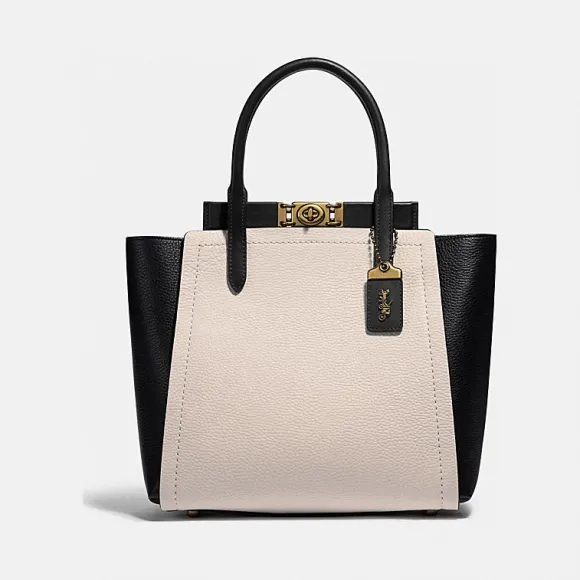 蔻驰/Coach 拼色TROUPE托特包 78484_B4CAH-小迈步海淘品牌官网