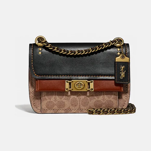 蔻驰/Coach 经典标志帆布TROUPE斜挎包 78490_B4NQ4-小迈步海淘品牌官网