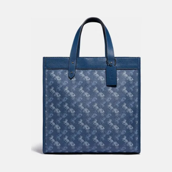 蔻驰/Coach Field Tote系列 马车图案印花FIELD托特包 89143-V5PUS-小迈步海淘品牌官网