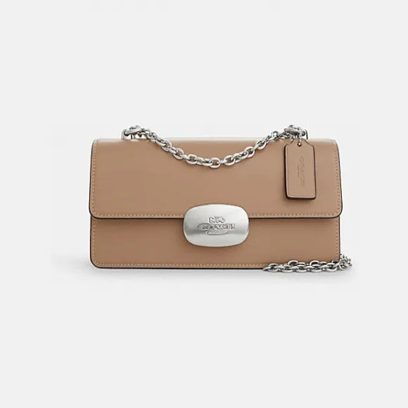 蔻驰/Coach ELIZA翻盖斜挎包 CP008-SV-TP-小迈步海淘品牌官网