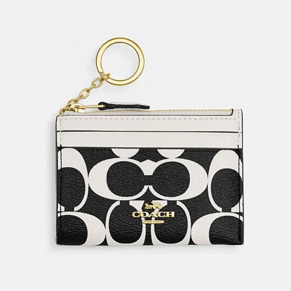 蔻驰/Coach 经典标志迷你简约型证件包 CP345-IMA47-小迈步海淘品牌官网