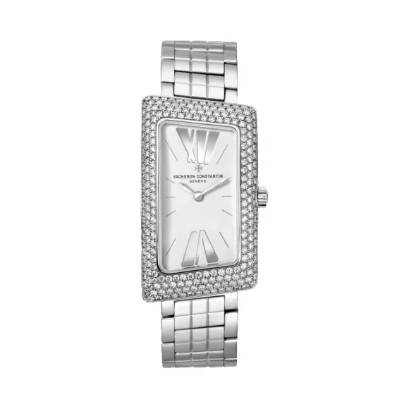 江诗丹顿/Vacheron Constantin 1972系列 18K白金 石英机芯 女表 25515-U01G-9233-小迈步海淘品牌官网