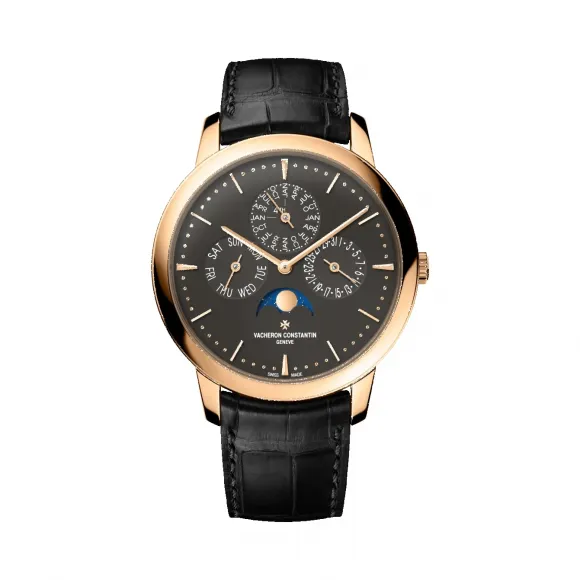 江诗丹顿/Vacheron Constantin Patrimony传承系列 18K 5N 粉红金 自动机械机芯 43175--小迈步海淘品牌官网