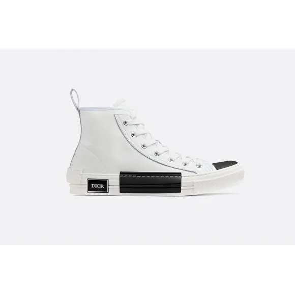 迪奥/Dior B23 白色科技面料高筒跑鞋 3SH116YJH H069-小迈步海淘品牌官网