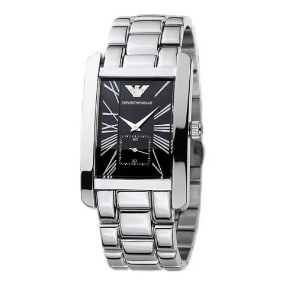 安普里奥·阿玛尼/Emporio Armani 时尚情侣表系列 石英机芯 精钢 男表 AR0156-小迈步海淘品牌官网