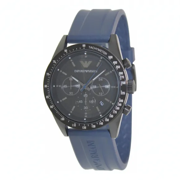 安普里奥·阿玛尼/Emporio Armani TAZIO系列 石英机芯 精钢 pvd镀黑 男表 AR6113-小迈步海淘品牌官网