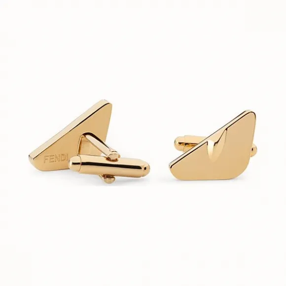 芬迪/Fendi CUFFLINKS_金色袖扣 7AJ064 B08 F0CFK-小迈步海淘品牌官网
