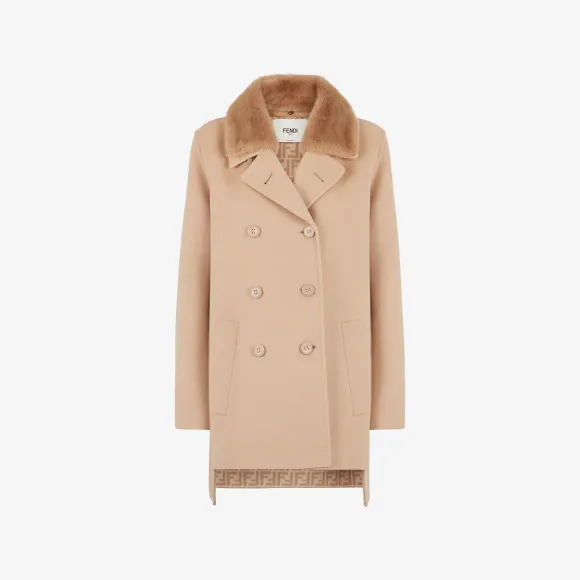 芬迪/Fendi 外套-米色羊毛外套-女士外套 FJ7316A5HDF1BW7 8054321964758-小迈步海淘品牌官网