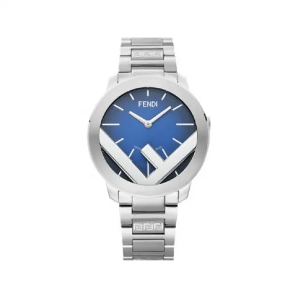 芬迪/Fendi F is Fendi - 41毫米 - 饰有F is Fendi标识的圆形腕表 FOW972A17IF0QA2-小迈步海淘品牌官网