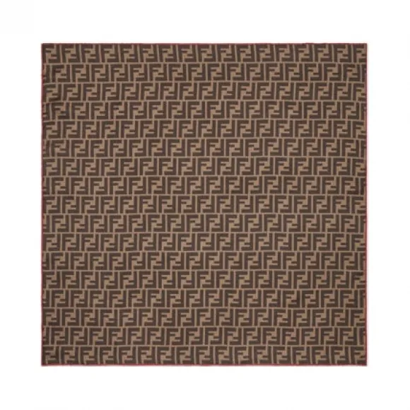 芬迪/Fendi FF经典图案桑蚕丝围巾-FENDI芬迪官网 FXT103A6DOF0TZ5-8055512029232-小迈步海淘品牌官网