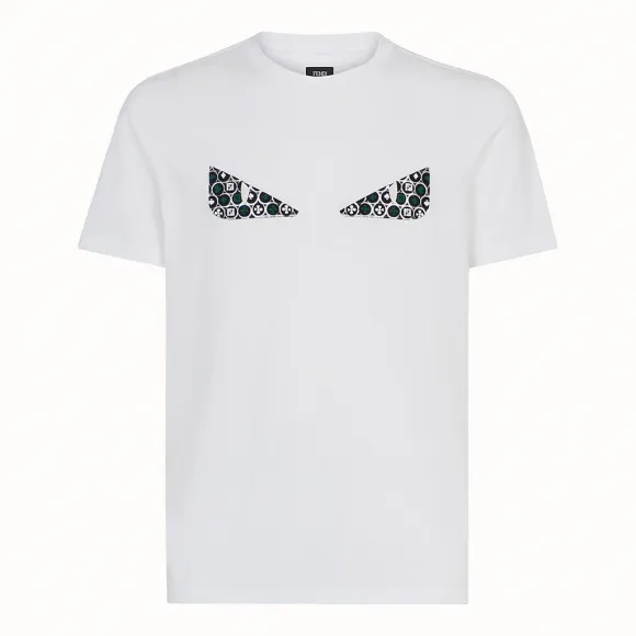 芬迪/Fendi T恤_白色棉质T恤 FY0894 A6Z DF0QA0-小迈步海淘品牌官网