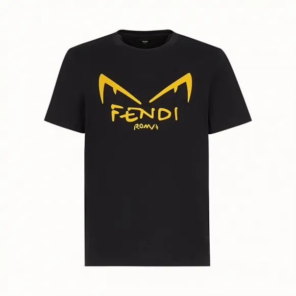 芬迪/Fendi T恤_黑色针织T恤 FY0894 A87 AF0QA1-小迈步海淘品牌官网