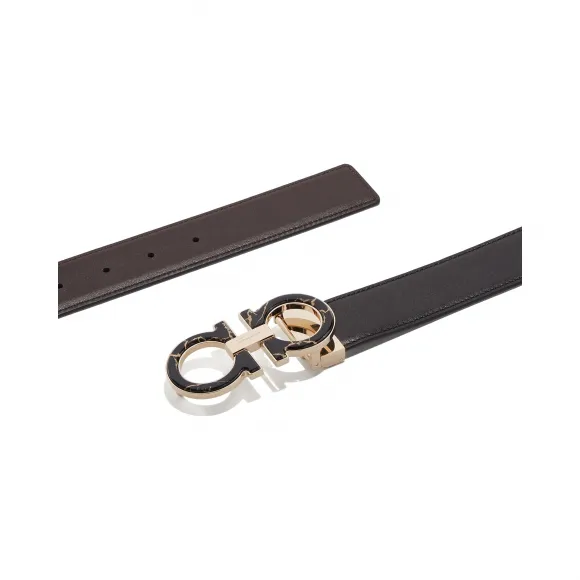 菲拉格慕/Salvatore Ferragamo 可调整gancini皮带 67A023_705790-小迈步海淘品牌官网