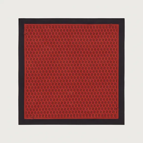 菲拉格慕/Salvatore Ferragamo 印花丝巾 Gancio S - 丝绸和配饰 310057-744991-小迈步海淘品牌官网