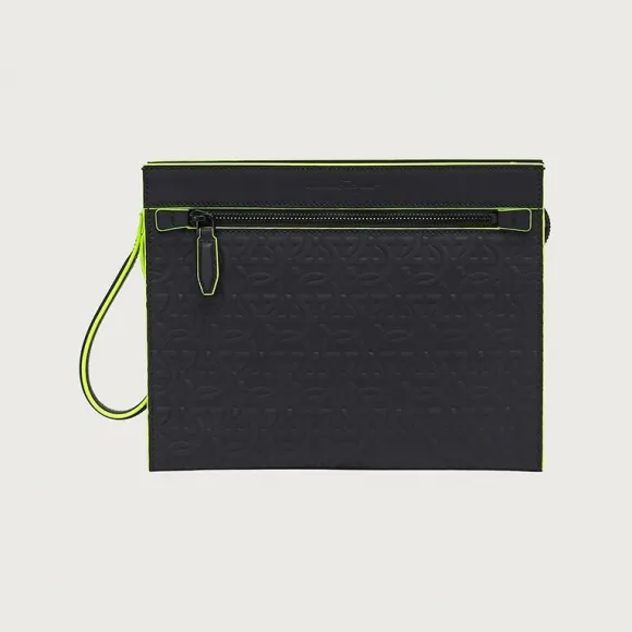 菲拉格慕/Salvatore Ferragamo Gancini 手拿包 - 包 240789-749833-小迈步海淘品牌官网