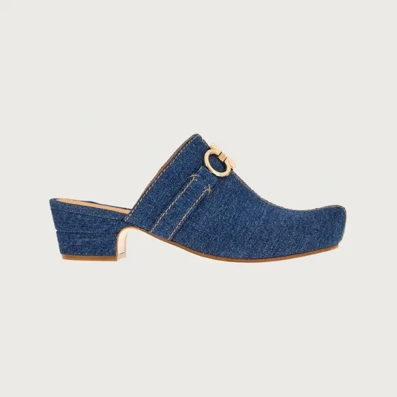 菲拉格慕/Salvatore Ferragamo Gancini 穆勒鞋 - 鞋履 01D437-752536-小迈步海淘品牌官网