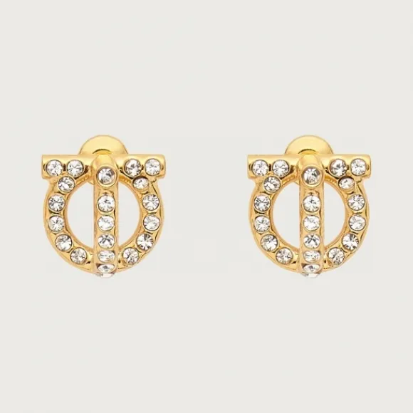 菲拉格慕/Salvatore Ferragamo GANCINI立体水晶耳饰 760417-736294-8057453903572-小迈步海 ...