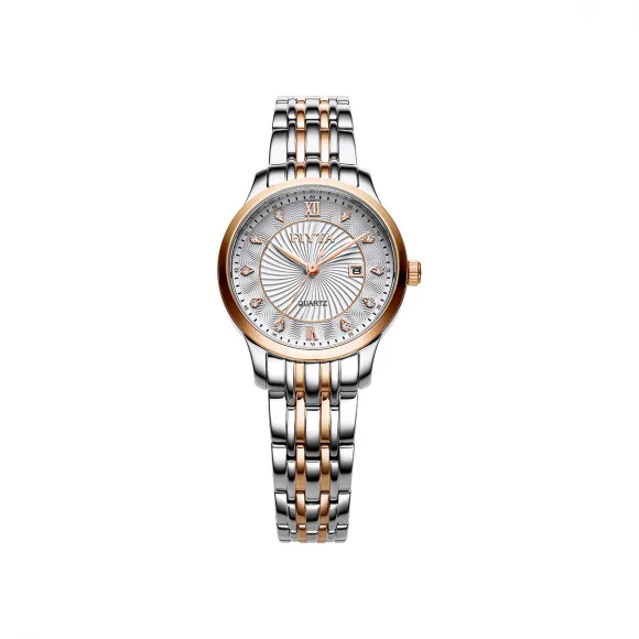 飞亚达/Fiyta 经典系列 玫瑰金色、精钢 29MM 石英机芯 女表 L802030.MWM-小迈步海淘品牌官网