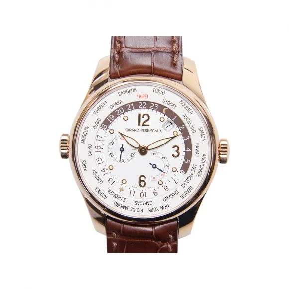 芝柏/Girard-Perregaux 41MM 18kt玫瑰金 自动机械机芯 男表 49850-52-584SBAEA-小迈步海淘品牌官网
