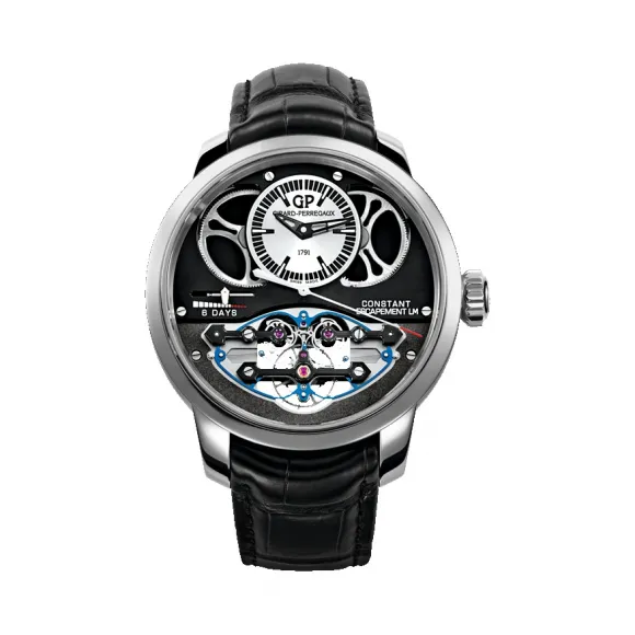 芝柏/Girard-Perregaux Bridges 金桥系列 35毫米 钛金属 手动上弦机械 93505-21-631-BA6E-小迈步海 ...