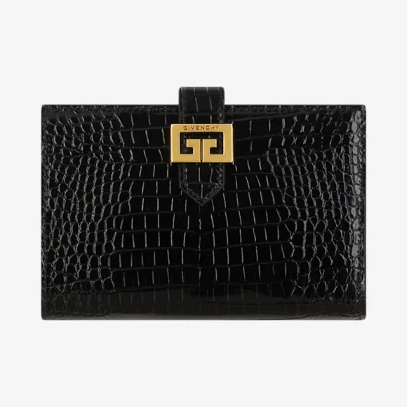 纪梵希/Givenchy 女士 鳄鱼纹效果GV3皮夹 BB601GB0LK-001-小迈步海淘品牌官网