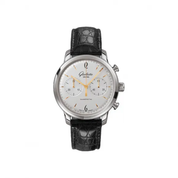 格拉苏蒂/Glashutte Original VINTAGE 复古系列 精钢 自动机械机芯 男表 1-39-34-03-22-04-小迈步海 ...