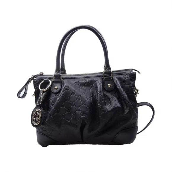 古驰/Gucci 黑色 牛皮 手提包 247902-AA61G-1000-小迈步海淘品牌官网