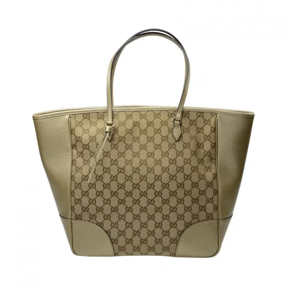 古驰/Gucci 金色 牛皮/帆布 手提包 323671-KH1RX-8612-小迈步海淘品牌官网