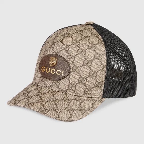 古驰/Gucci 高级人造帆布棒球帽 426887 4HB91 2160-小迈步海淘品牌官网