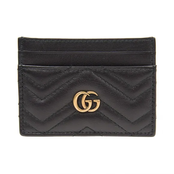 古驰/Gucci 黑色 羊皮 卡包 443127-DRW1T-1000-小迈步海淘品牌官网